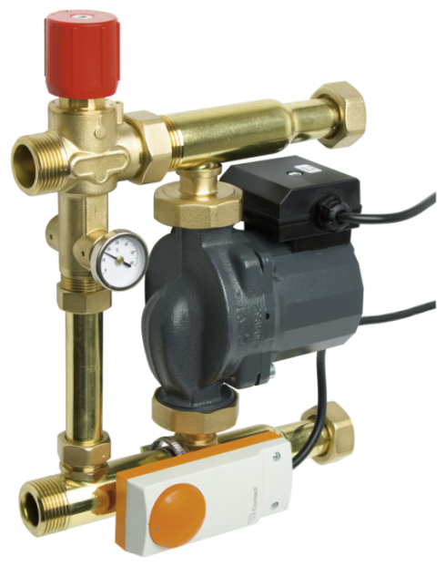 Насосно-смесительный модуль для теплого пола Watts Isotherm 44.02.070 с насосом Wilo RS 25/6-3