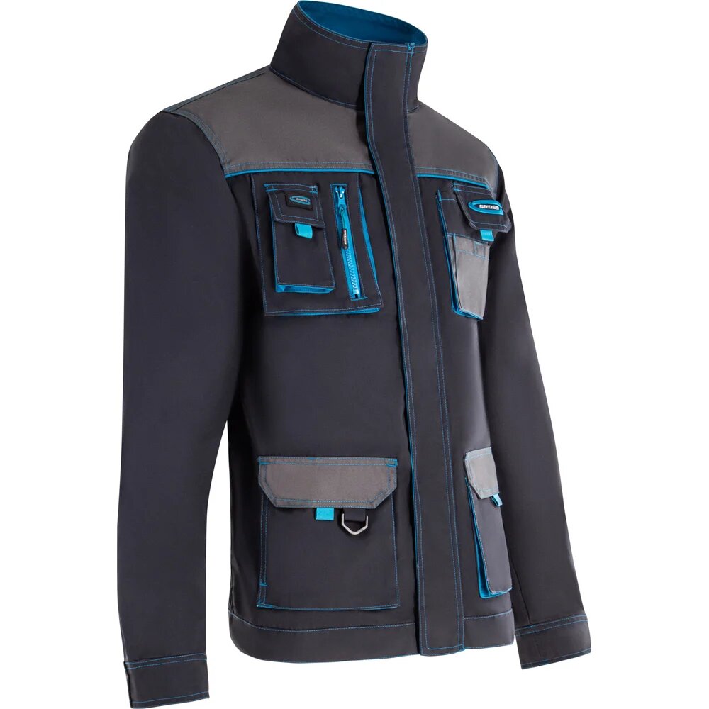 Куртка GROSS размер XL 90344 – мужская смесовая ткань хлопок/полиэстер, защита от ветра и повреждений, молния, карманы