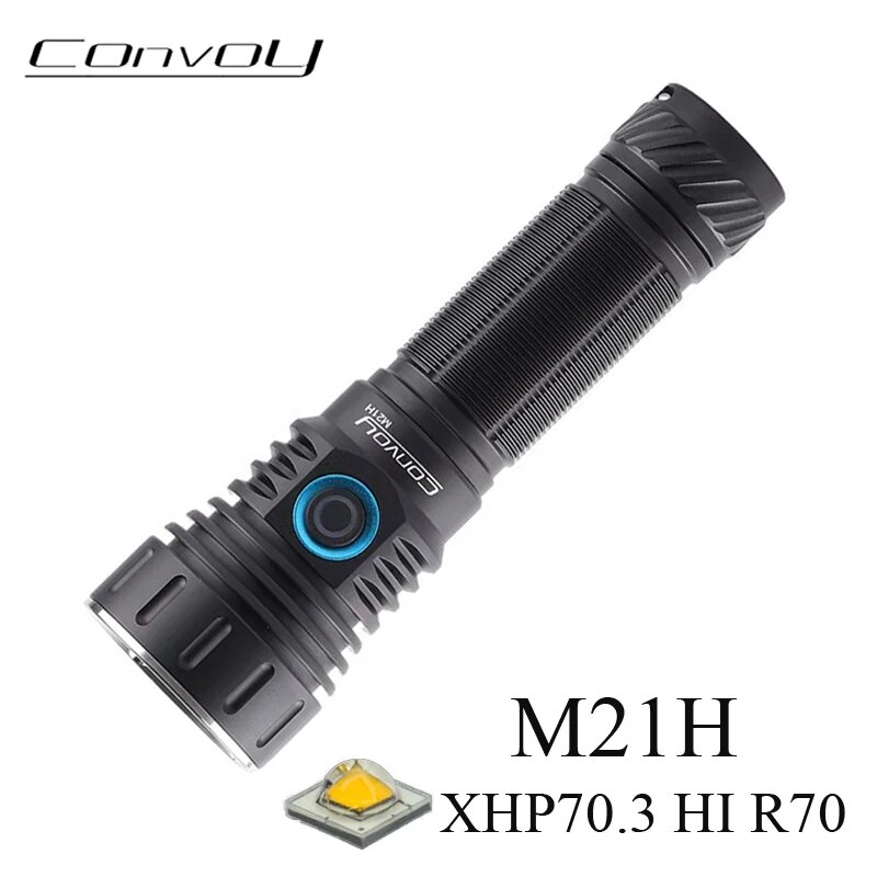 Фонарь Convoy M21H XHP70.3 HI R70 3000K, No battery