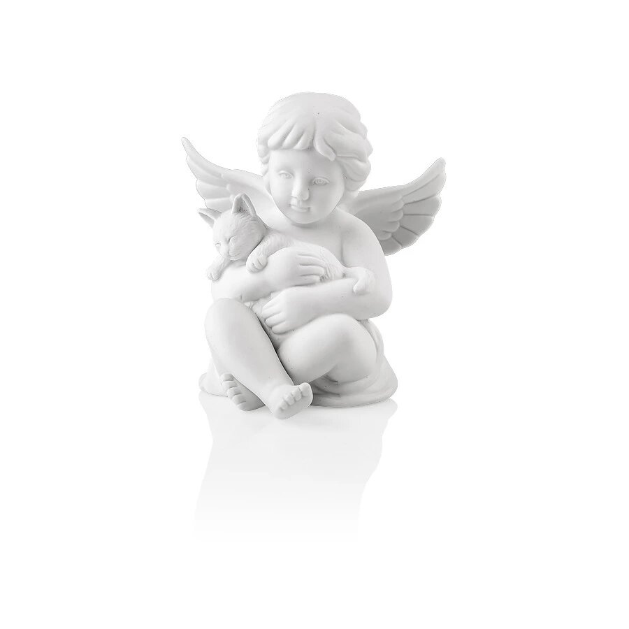 Фигурка Rosenthal Ангел с котенком 10,5 см, фарфор