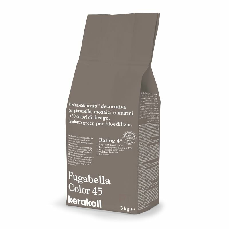 Затирка для плитки полимерцементная Kerakoll Fugabella Color (3кг) 45