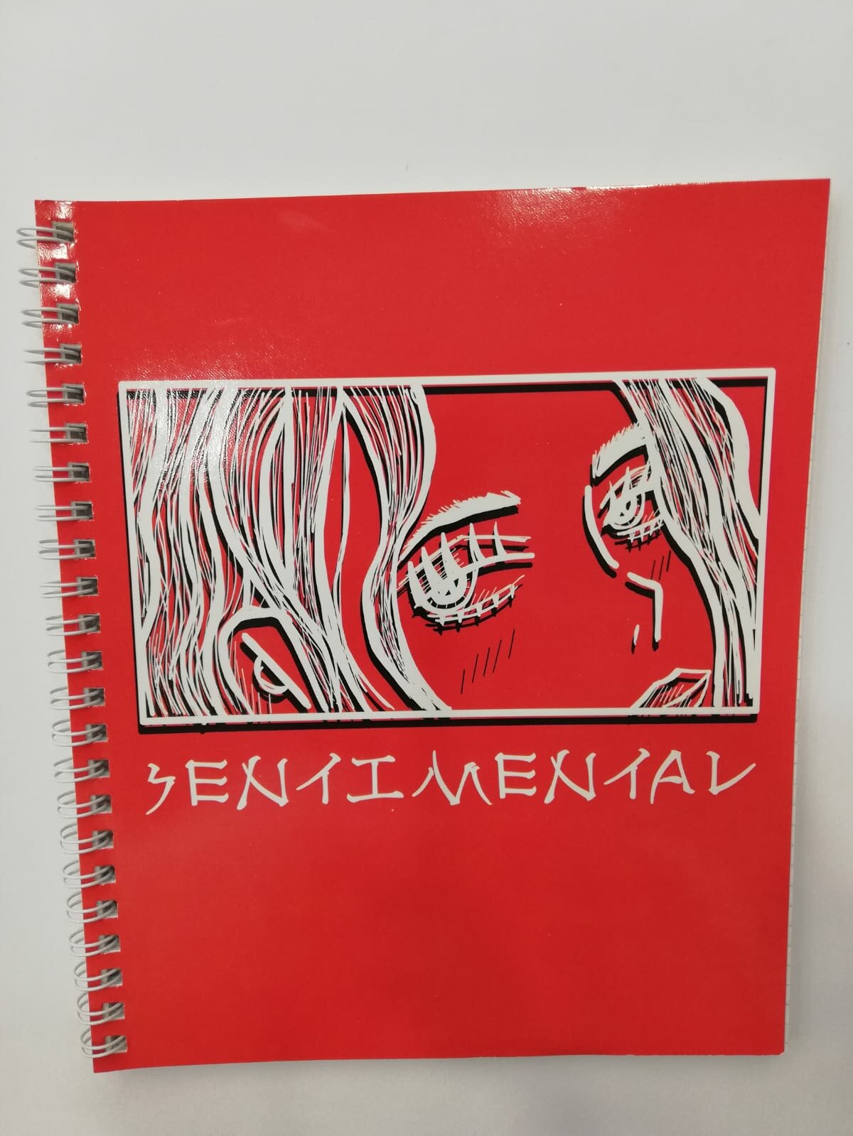 Тетрадь А5 60л. гребень, клетка глянцевая ламинация ТСЛ608423 Sentimental