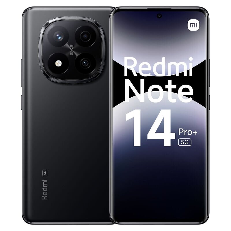 Смартфон Xiaomi Redmi Note 14 Pro+, 5G, 8/256Gb, цвет Midnight Black, (черный)