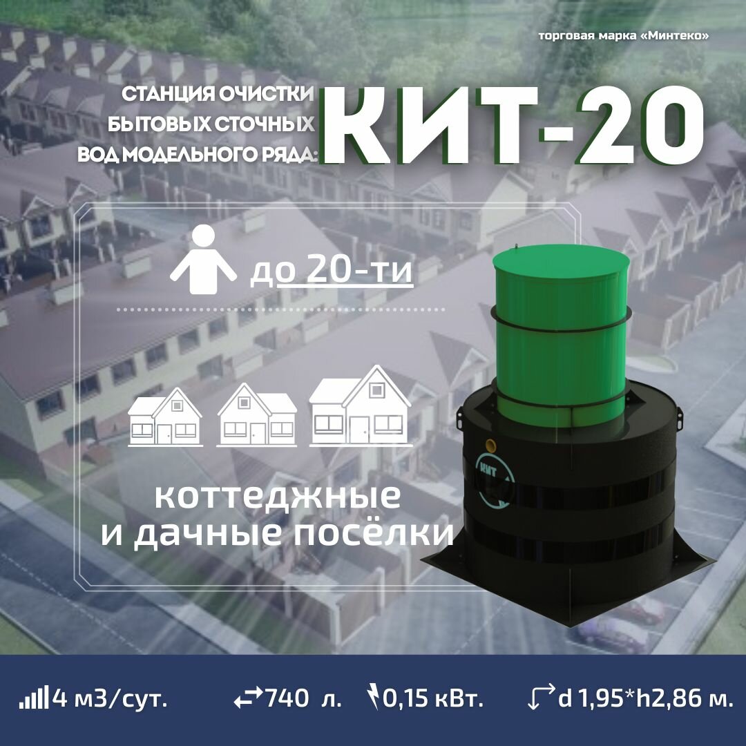 Септик КИТ 20С 1300