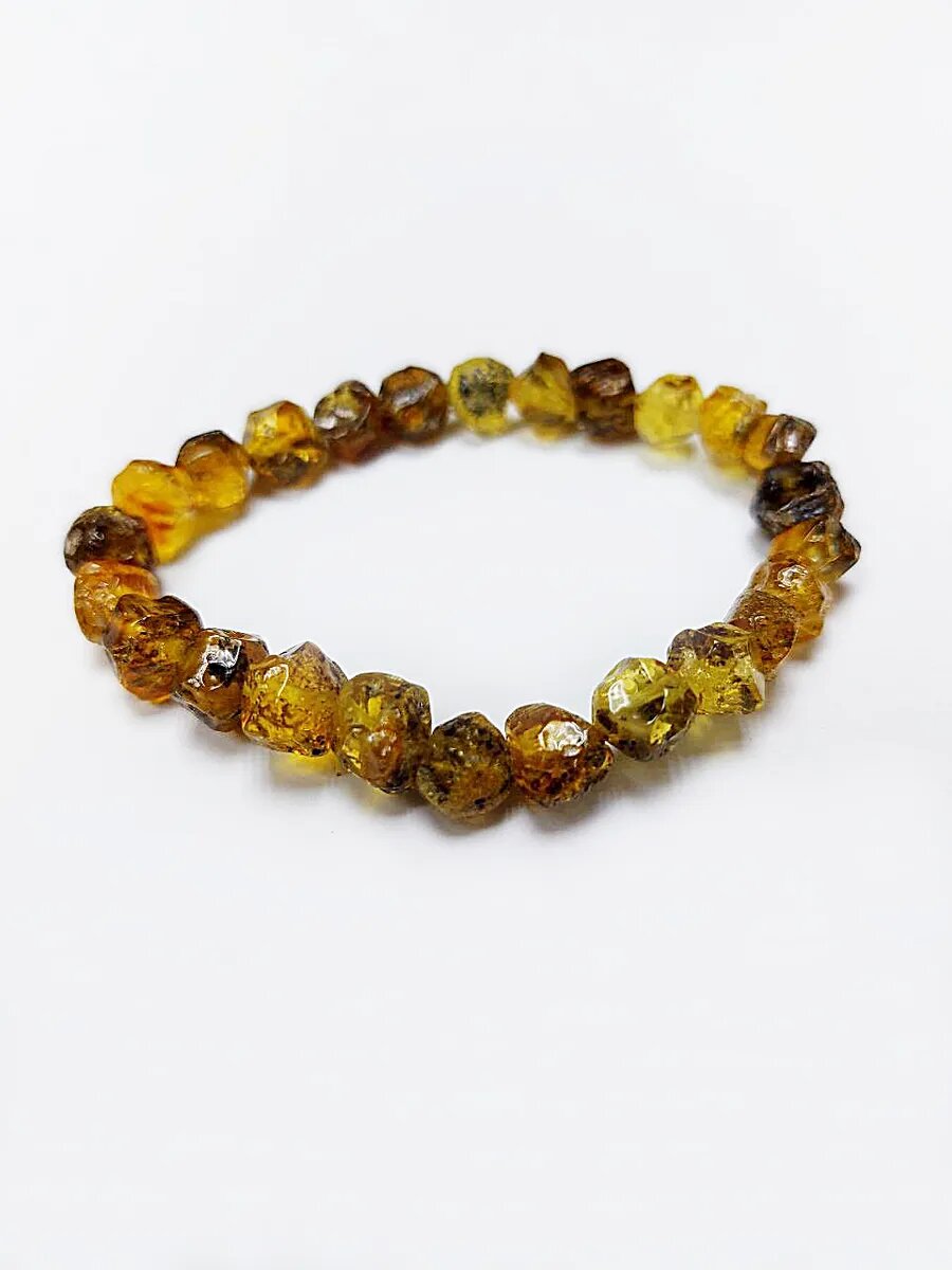 Браслет, янтарь