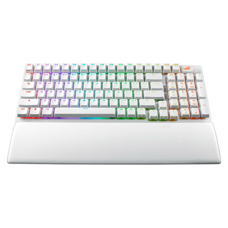 Беспроводная клавиатура ROG Warrior 2 98, Moonlight White, Bluetooth, 96 клавиш, RGB, переключатель NX Ice Storm