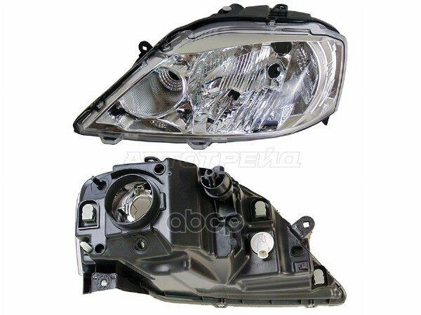 Фара Renault Logan 09-16 (Слева/ Галоген/ Ручная регулировка) Sat арт. ST-551-11L1L