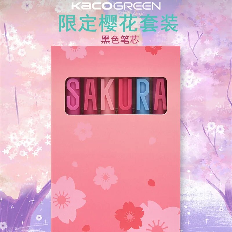 Kaco Sakura гелевая ручка, розовый, чернила Cherry 5P