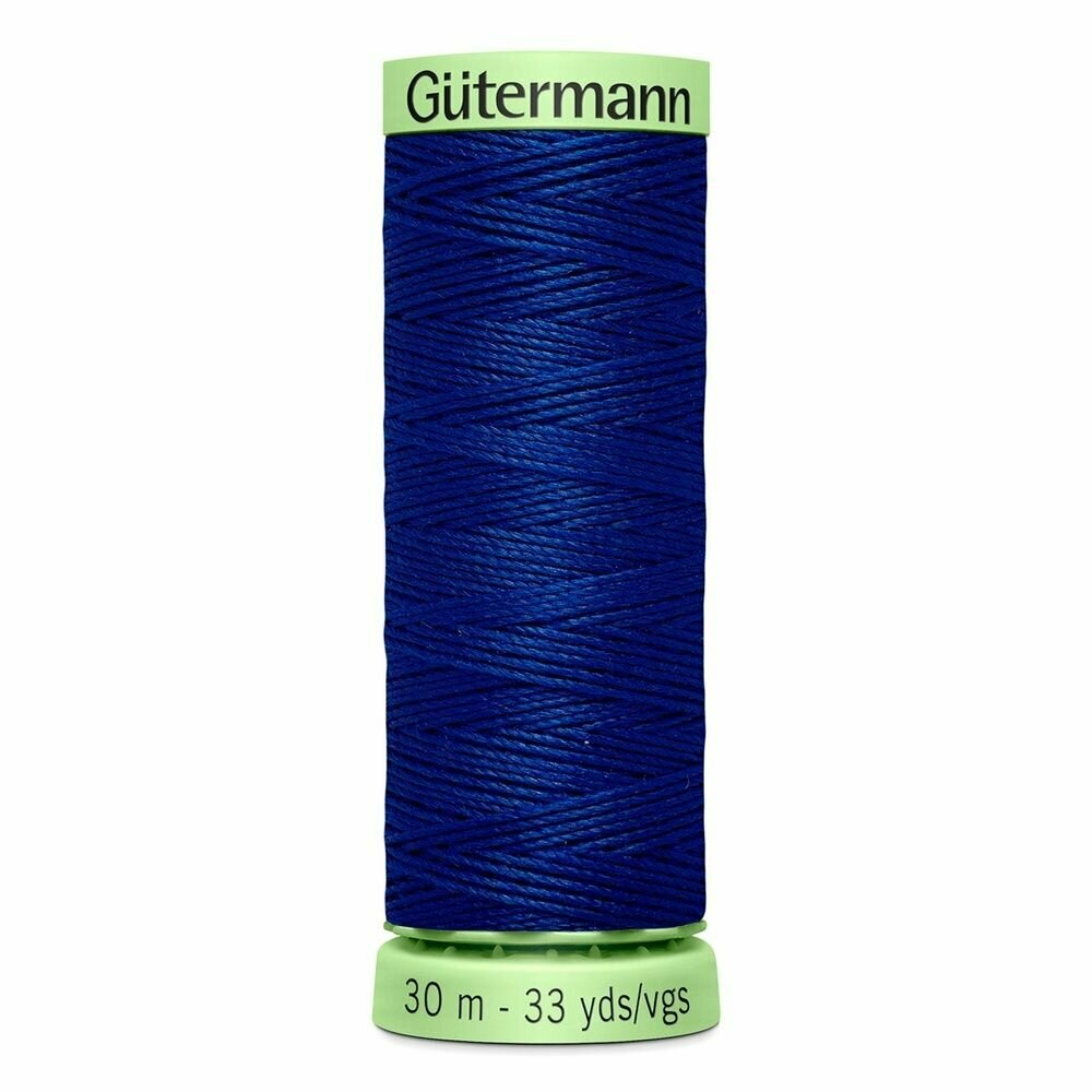 Декоративная нить Gutermann Top Stitch 30/30 м для отстрочки, 100% полиэстер, цвет 232 кобальт, 5 шт (3)