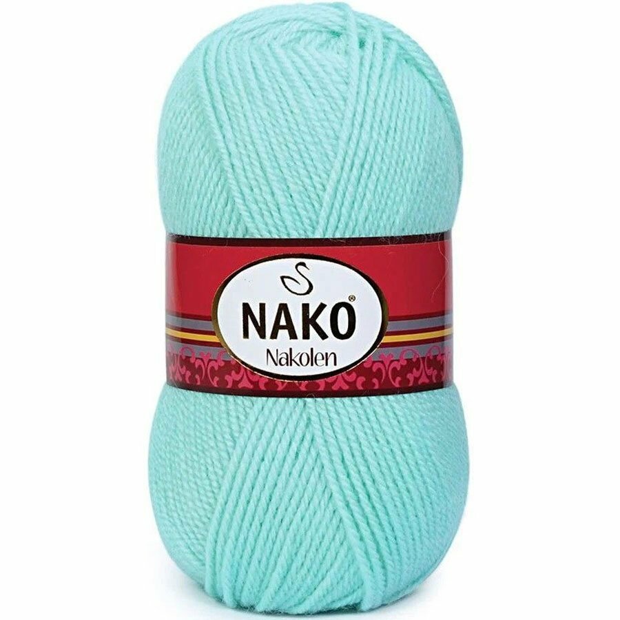 Пряжа Nako NAKOLEN 13 мята (5 мотков)