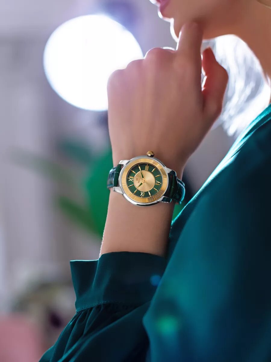 Наручные часы Ego, золото + серебро