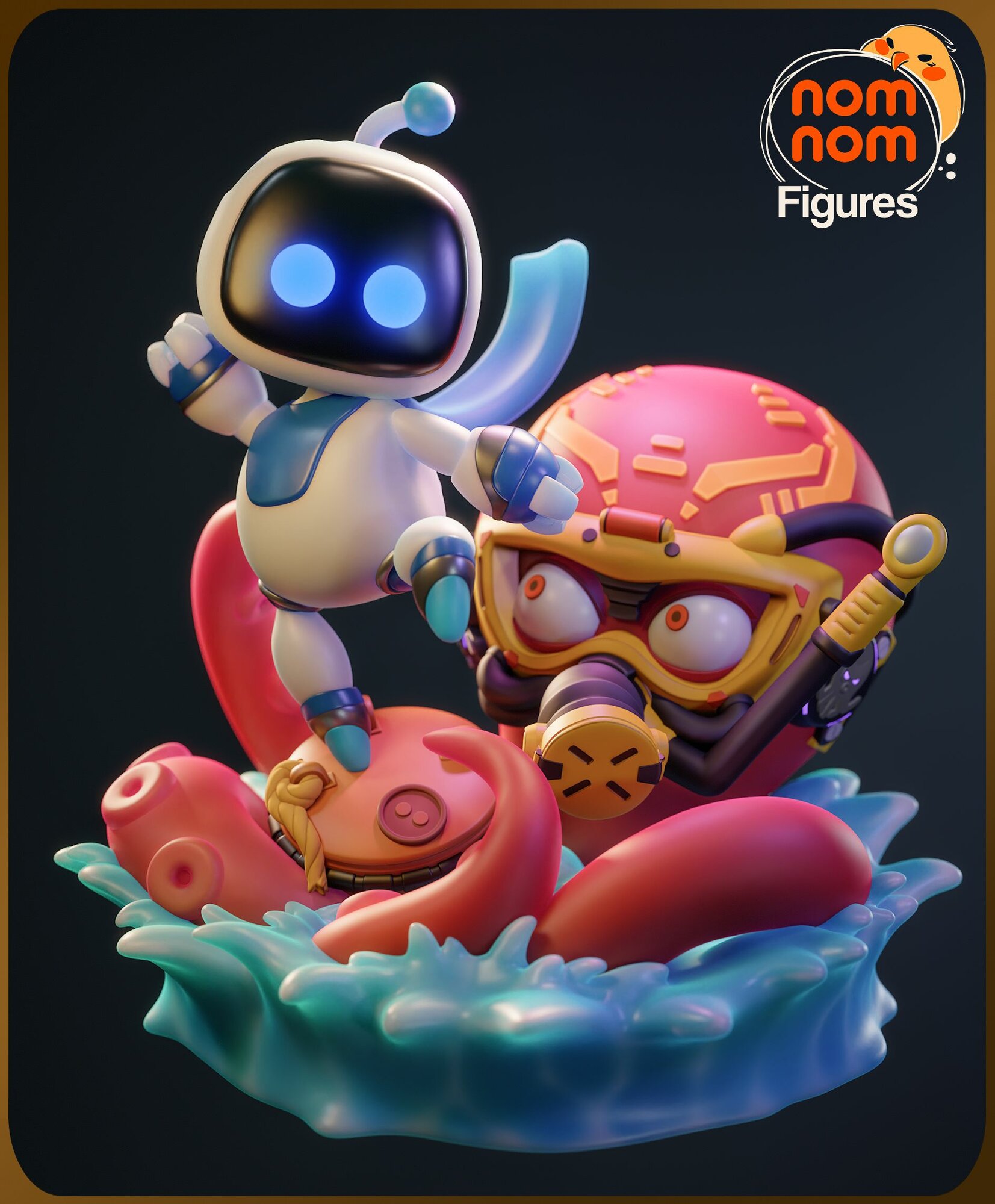 Фигура модель Астробот, Chibi Astrobot (Astrobot), 88 мм
