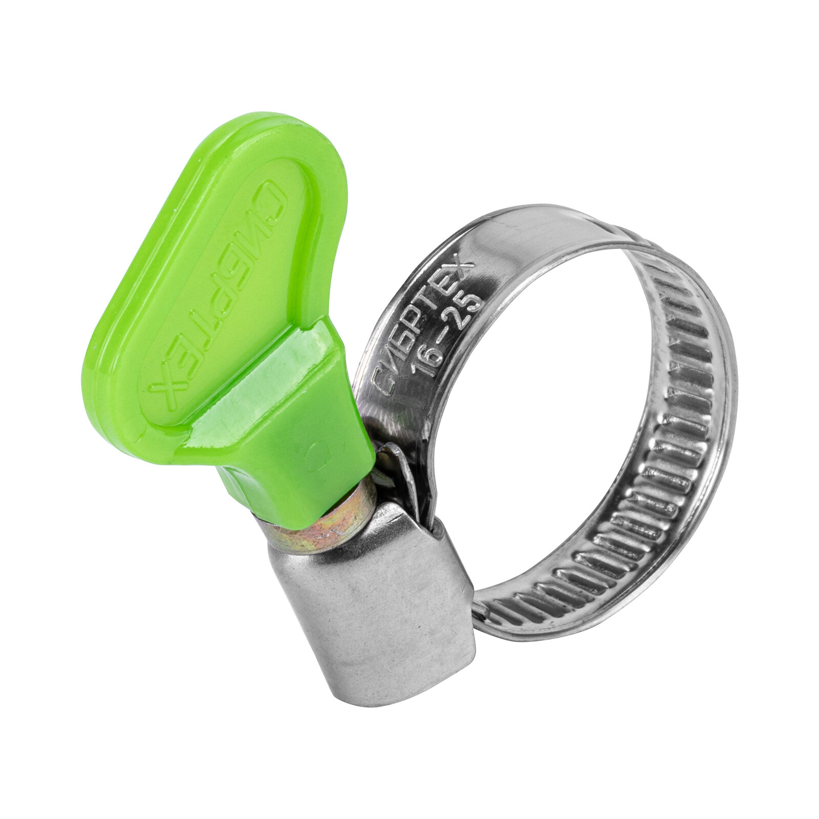 Хомуты металлические Сибртех элемент крепления с формой ключа 16-25 мм 100 шт 47548