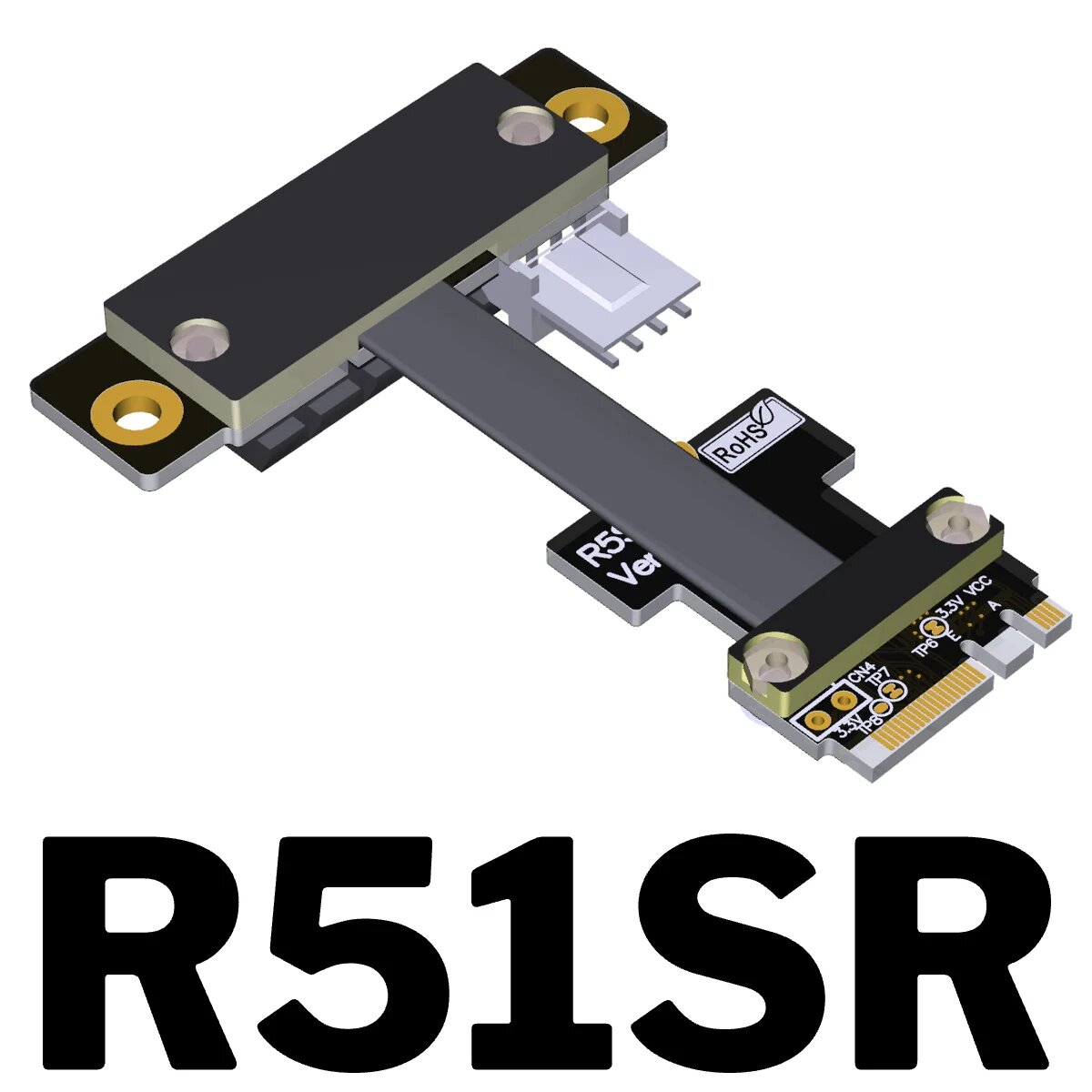 R51SR M.2 WiFi PCIe адаптер, кабель 20cm