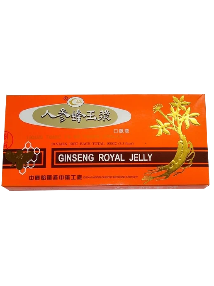 Маточное молочко с женьшенем и лимонником без сахара 10флаконов