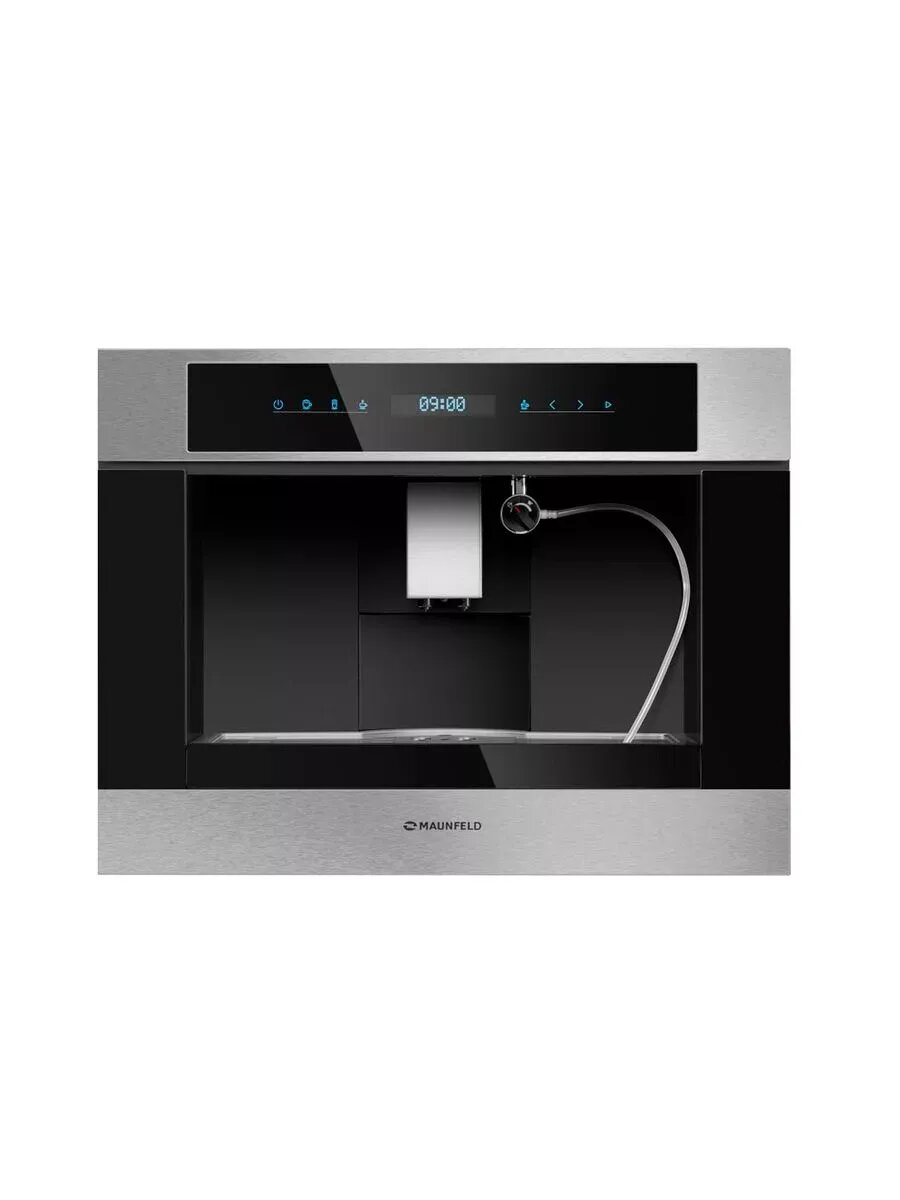 Встраиваемая кофемашина Maunfeld AMCM1503S серебристый, 1500 Вт, молотый, зерновой, декальцинация