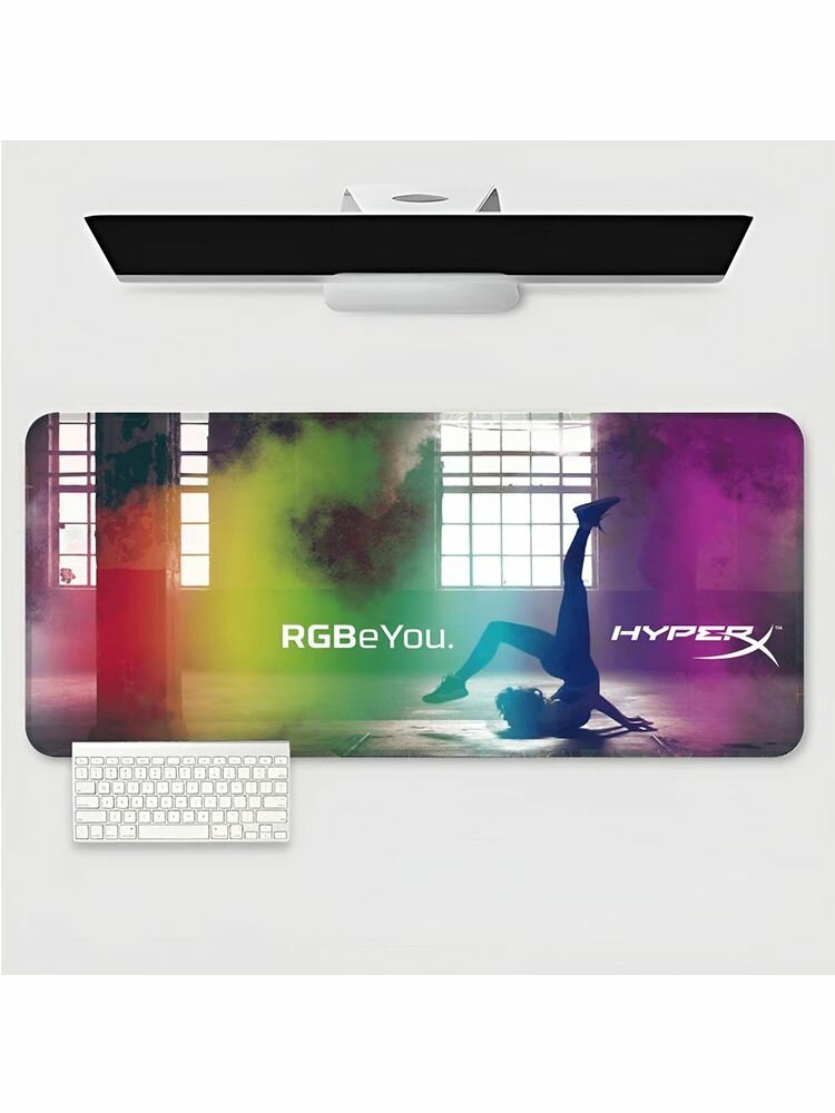 Коврик HyperX Speed+Control, для крупных игроков, резина, нескользящая основа