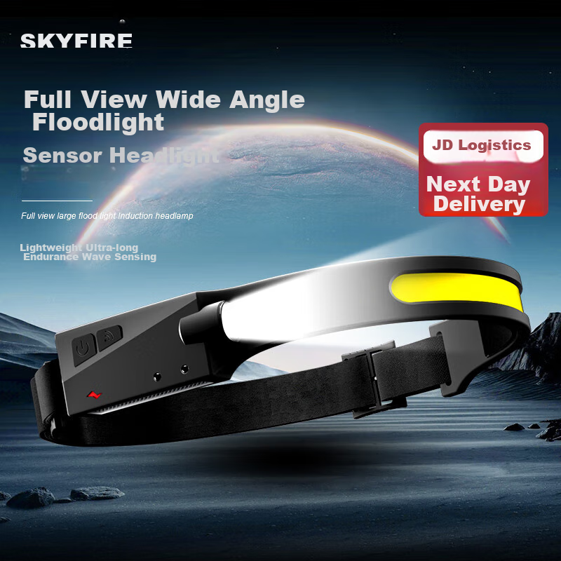 Tianhuo Headlamp with Ultra-Long Battery Life, Rechargeable, Head-Mounted, LED, High Brightness, Outdoor Lighting, Motion Sensor, Night Fishing Light