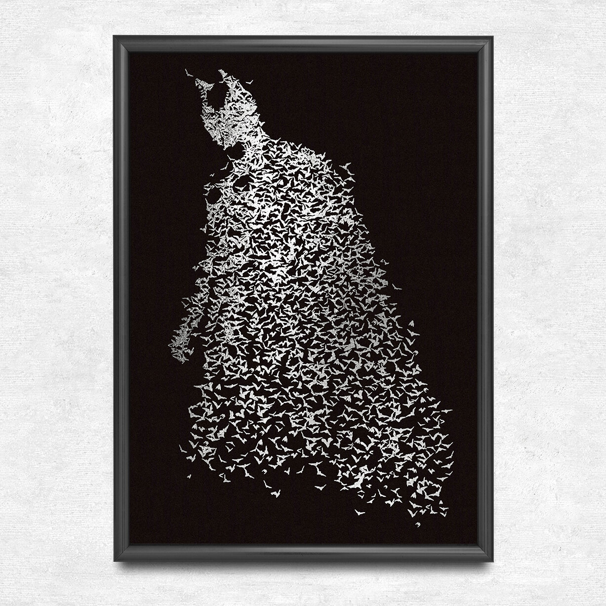 Постер на стену Бэтмен / плакат интерьерный Batman. Бетмен. Темный рыцарь. Супергерой