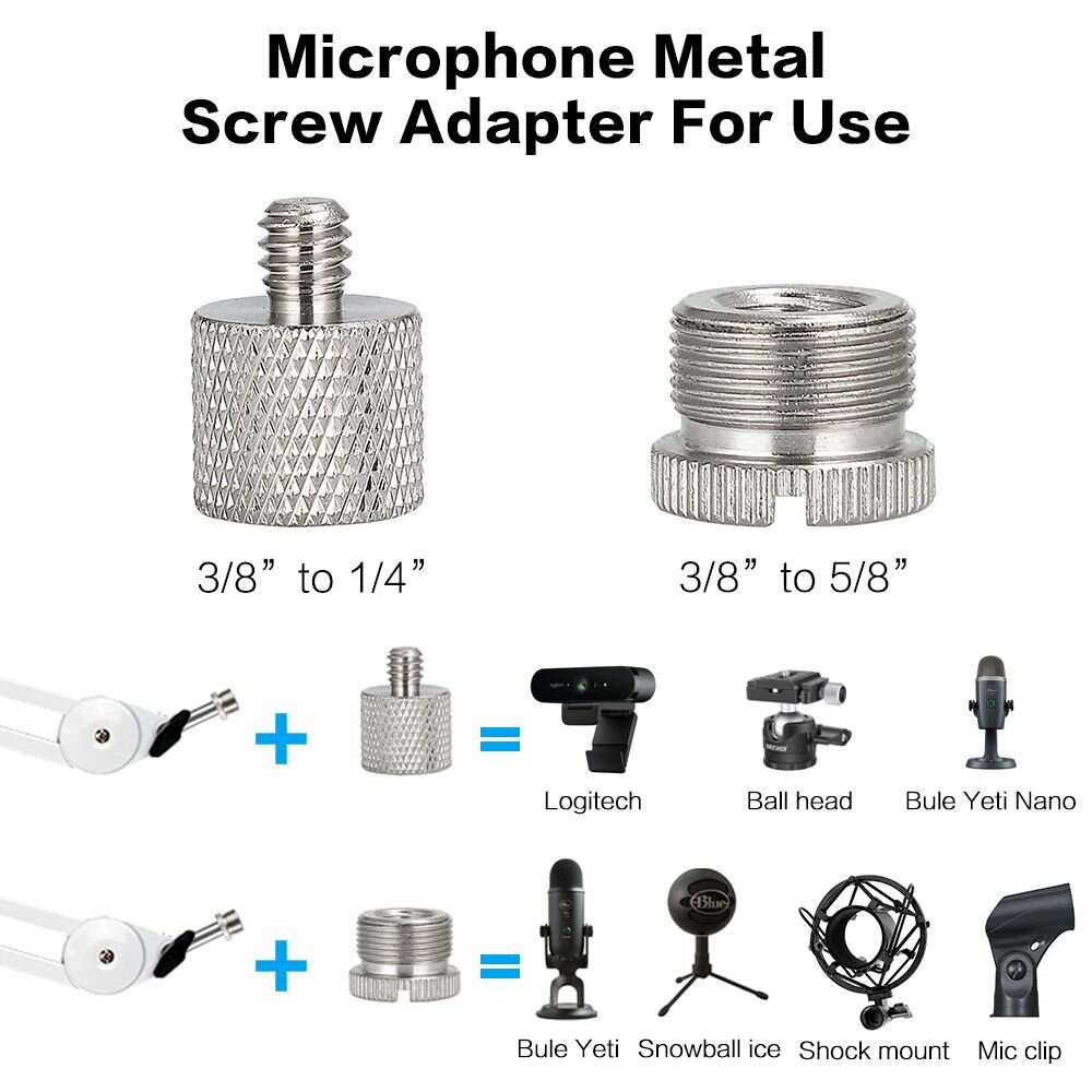 Металлический консольный кронштейн микрофона, прочный, прочный, стойкий к коррозии, BOMGE MS-605