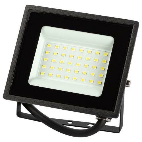 Прожектор светодиодный LPR-023-0-65K-030 30Вт 6500К 2400лм IP65 уличный, ЭРА Б0052023 (1 шт.)