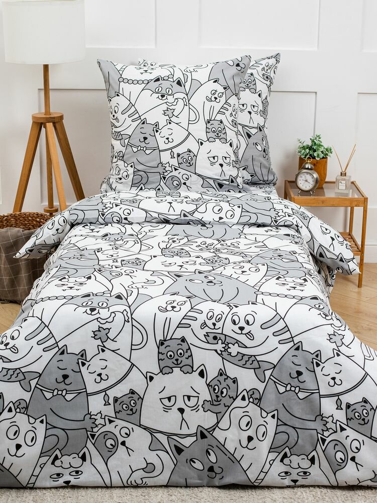 Простыня 1,5-спальная, бязь "Комфорт" (Котовасия)