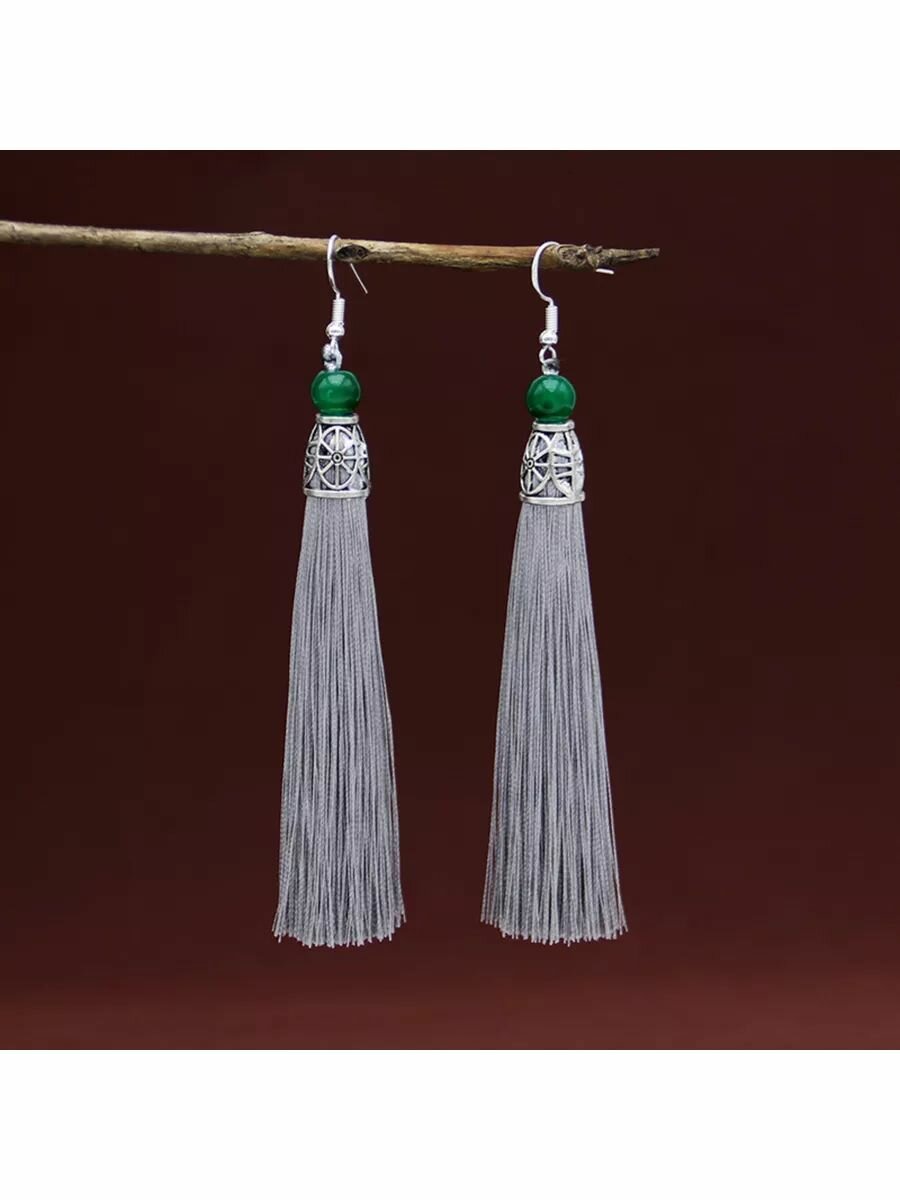 Серьги be self true, искусственный камень