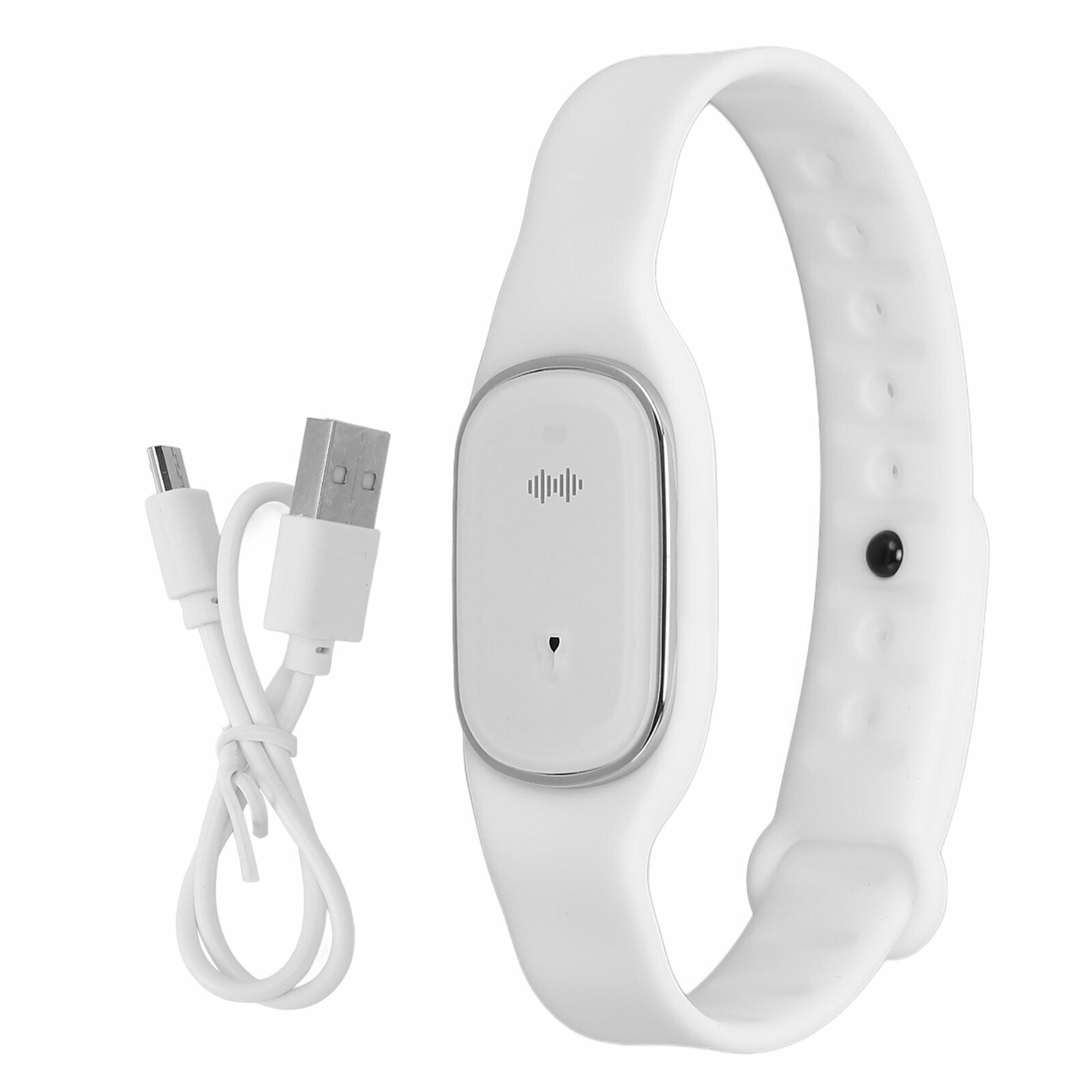 Репеллентные часы с зарядкой через USB, долговечные портативные электронные репеллентные часы Sonic, белые часы