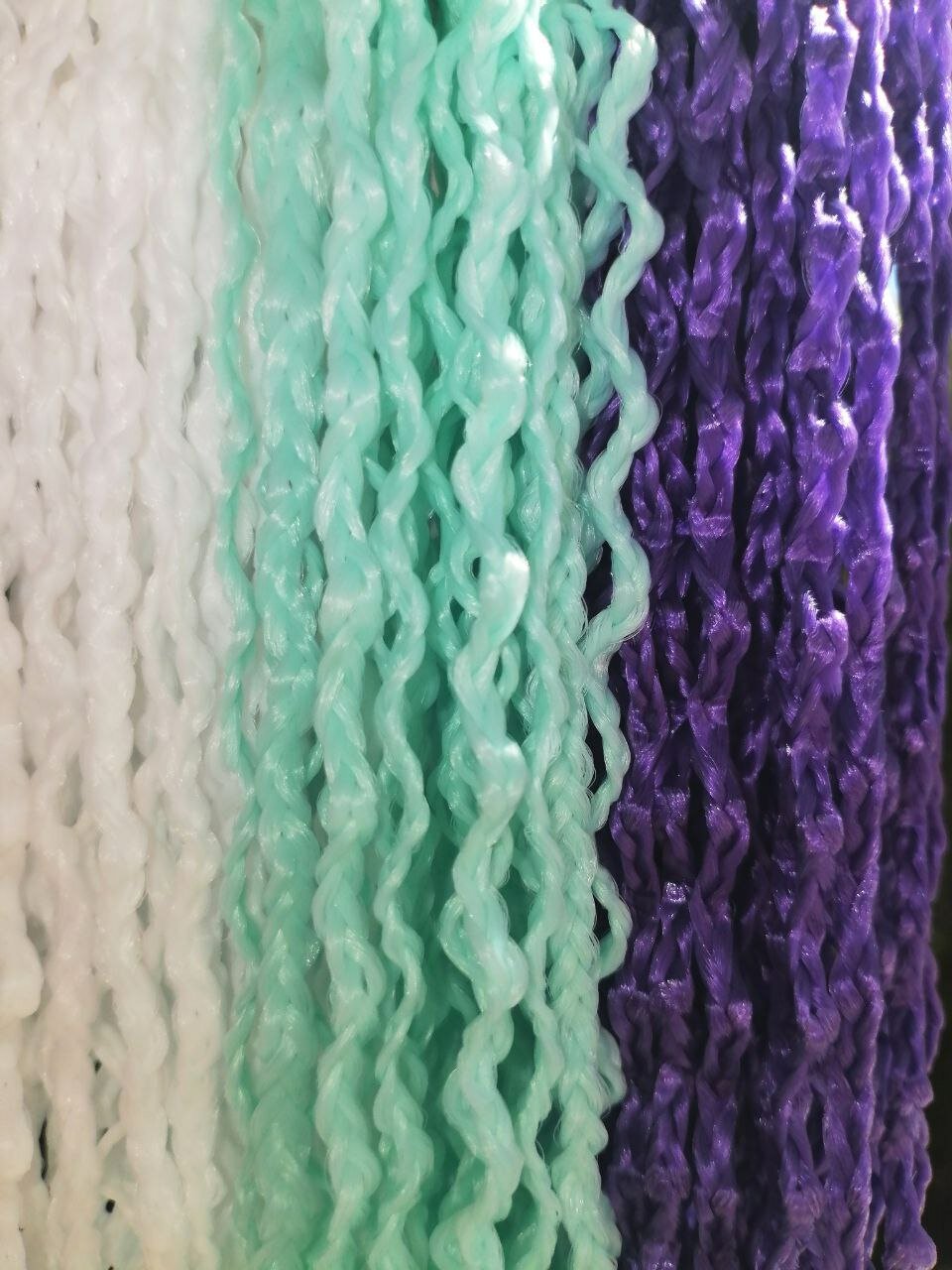 Зизи гофре разноцветные