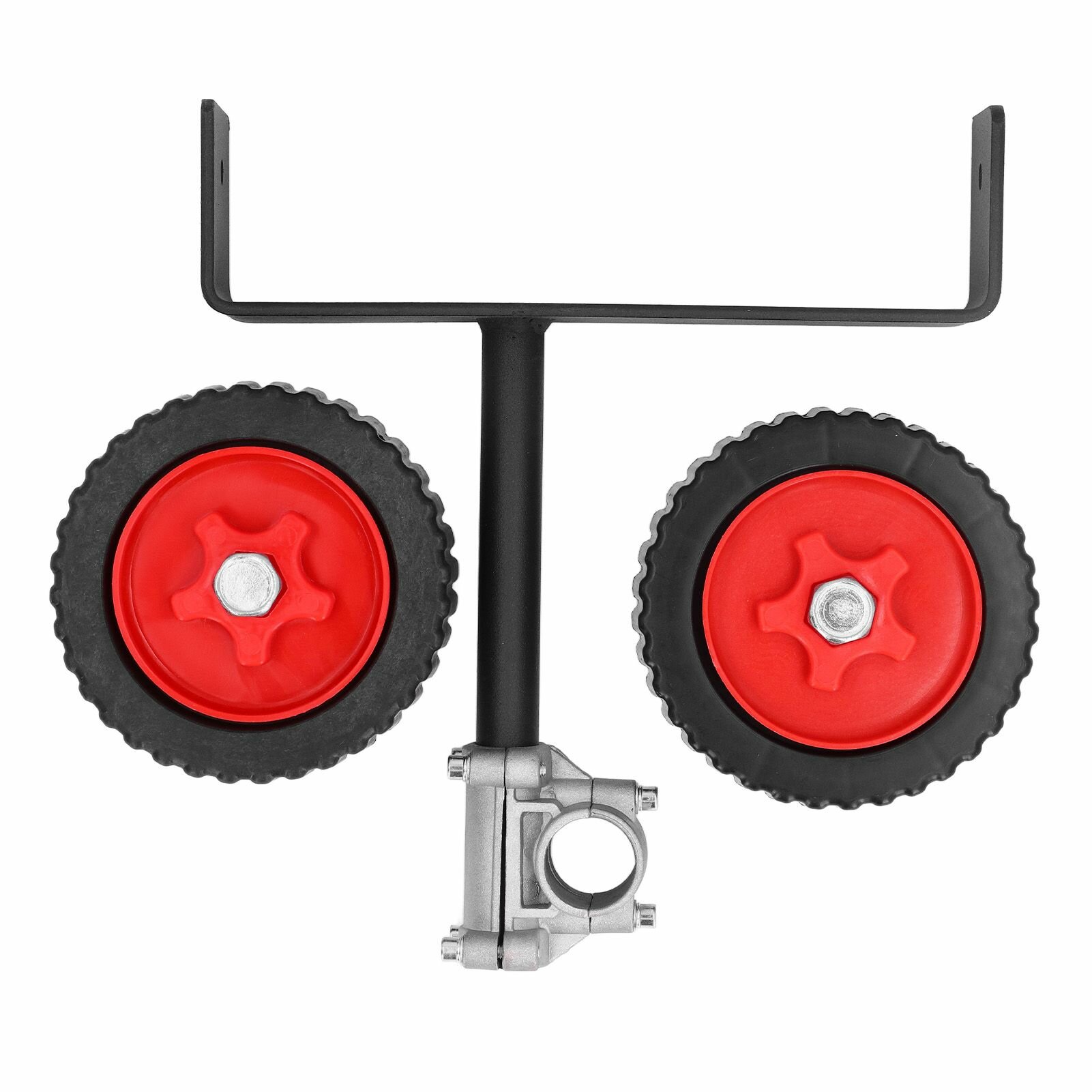 Опорное колесо трубчатой косилки 28 мм, регулируемая высота, вспомогательные колеса для триммера и газонокосилки, прочная металлическая конструкция