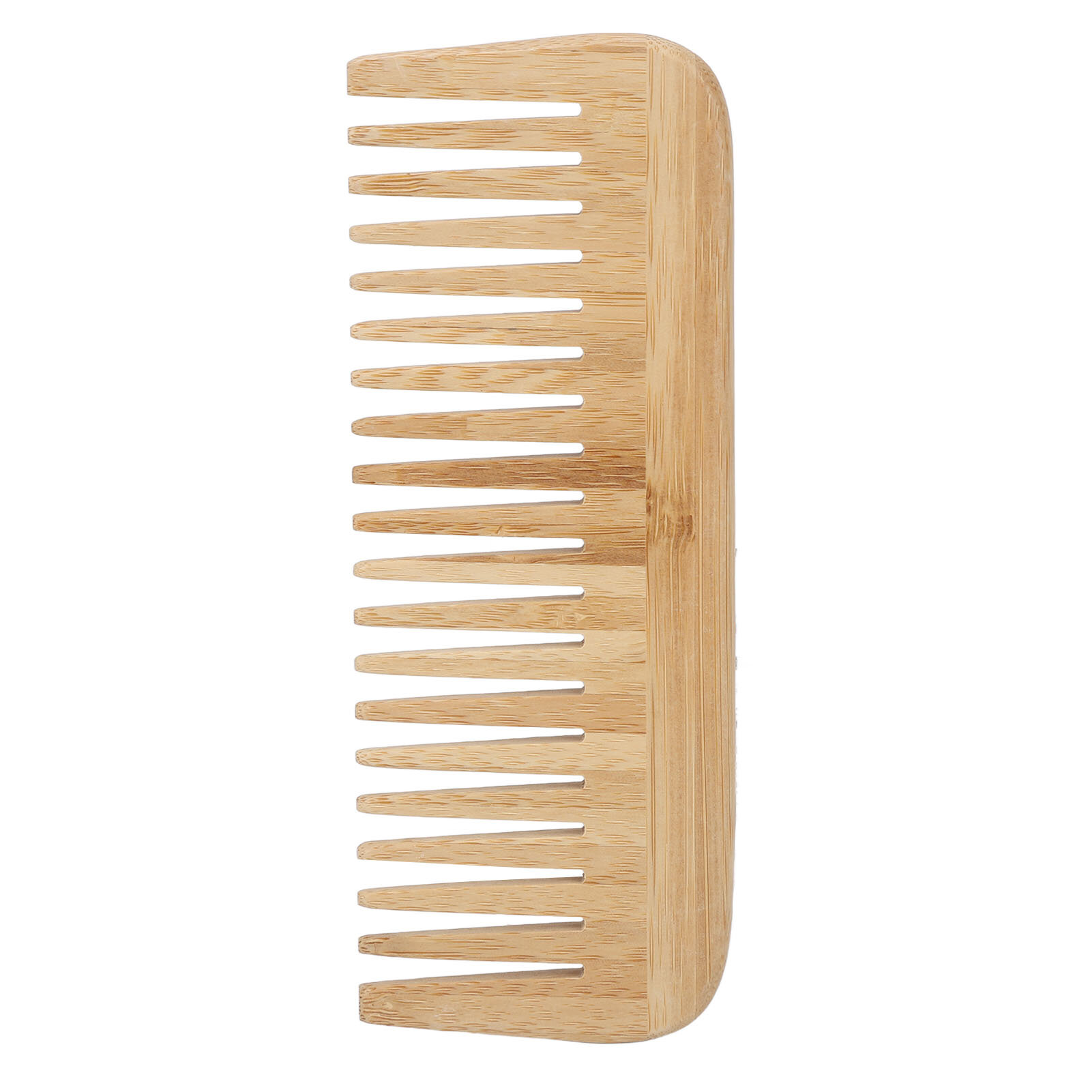 Wide Tooth Comb Flexible Structure Safety Eco Friendly Portable Wet Hair Bamboo for Home Travel