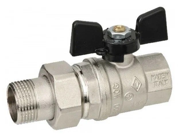 Кран шаровый 1/2" "американка" , б "BUGATTI" - Oregon (322)