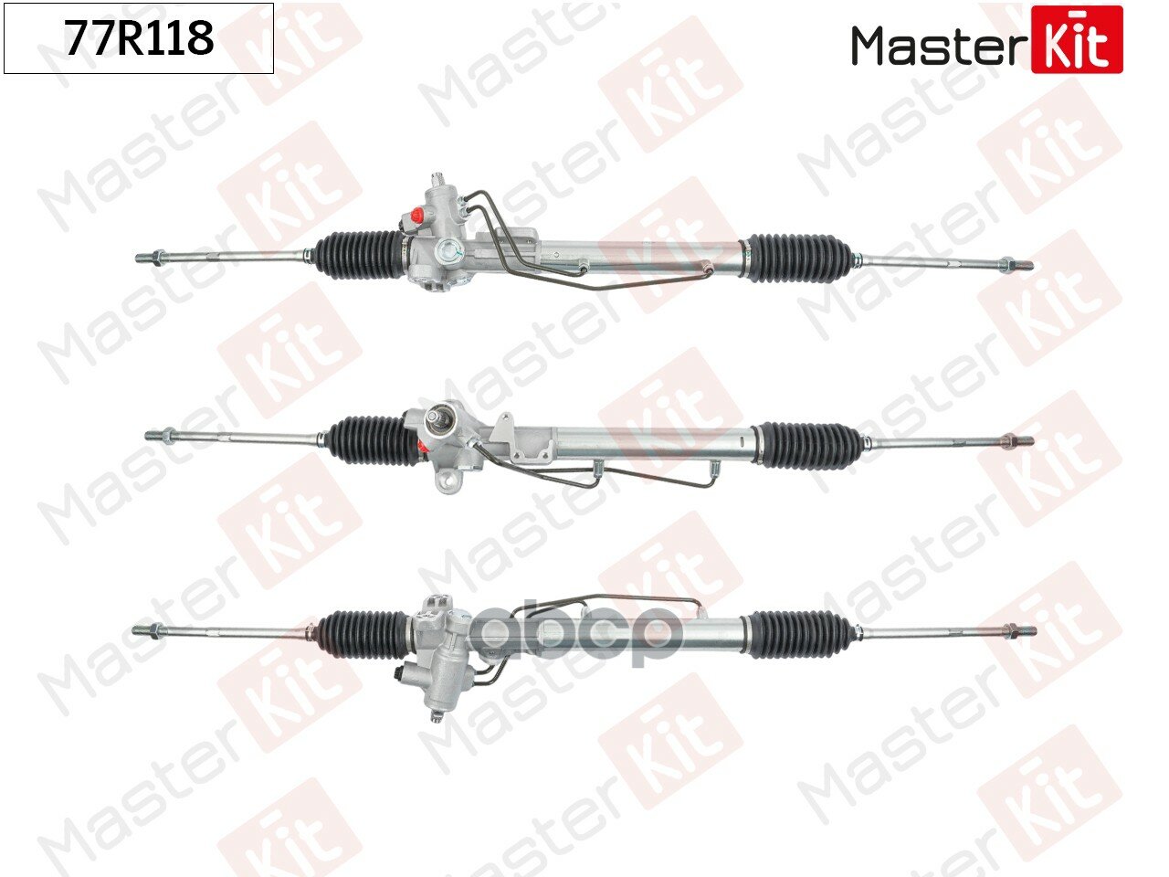 77R118 Рулевая рейка CHERY AMULET/KARRY/ VORTEX CORDA MasterKit арт. 77r118