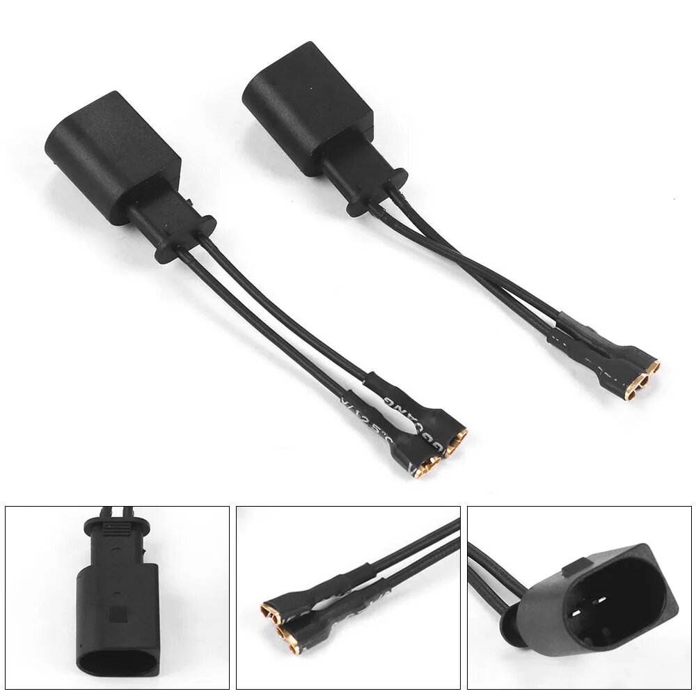 2 шт, адаптер автомобильного звукового сигнала, жгут проводов, разъем для Audi A6 Volkswagen Porsche Haval Benz-универсальный подходит