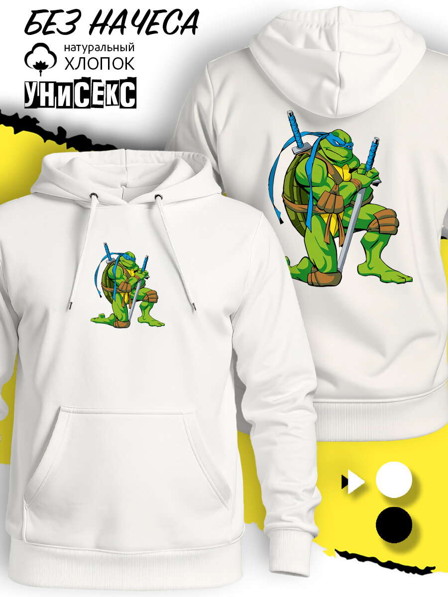 Худи Толстовка свитшот Черепашки Ниндзя Рафаэль
