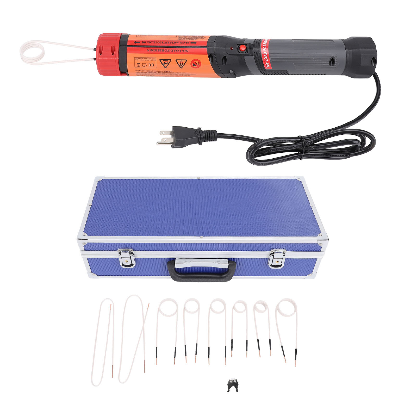 Магнитный индукционный нагреватель мощностью 1100 Вт, портативный, эффективный, ручной, для автомобильных целей, предназначен для отвода ржавчины от гаек и винтов.