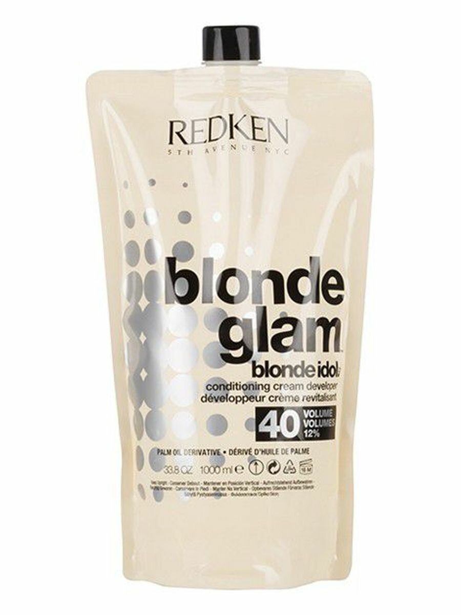 Оксид 40 Vol 12% Redken Blonde Glam Cream Developer 1000 мл для волос
