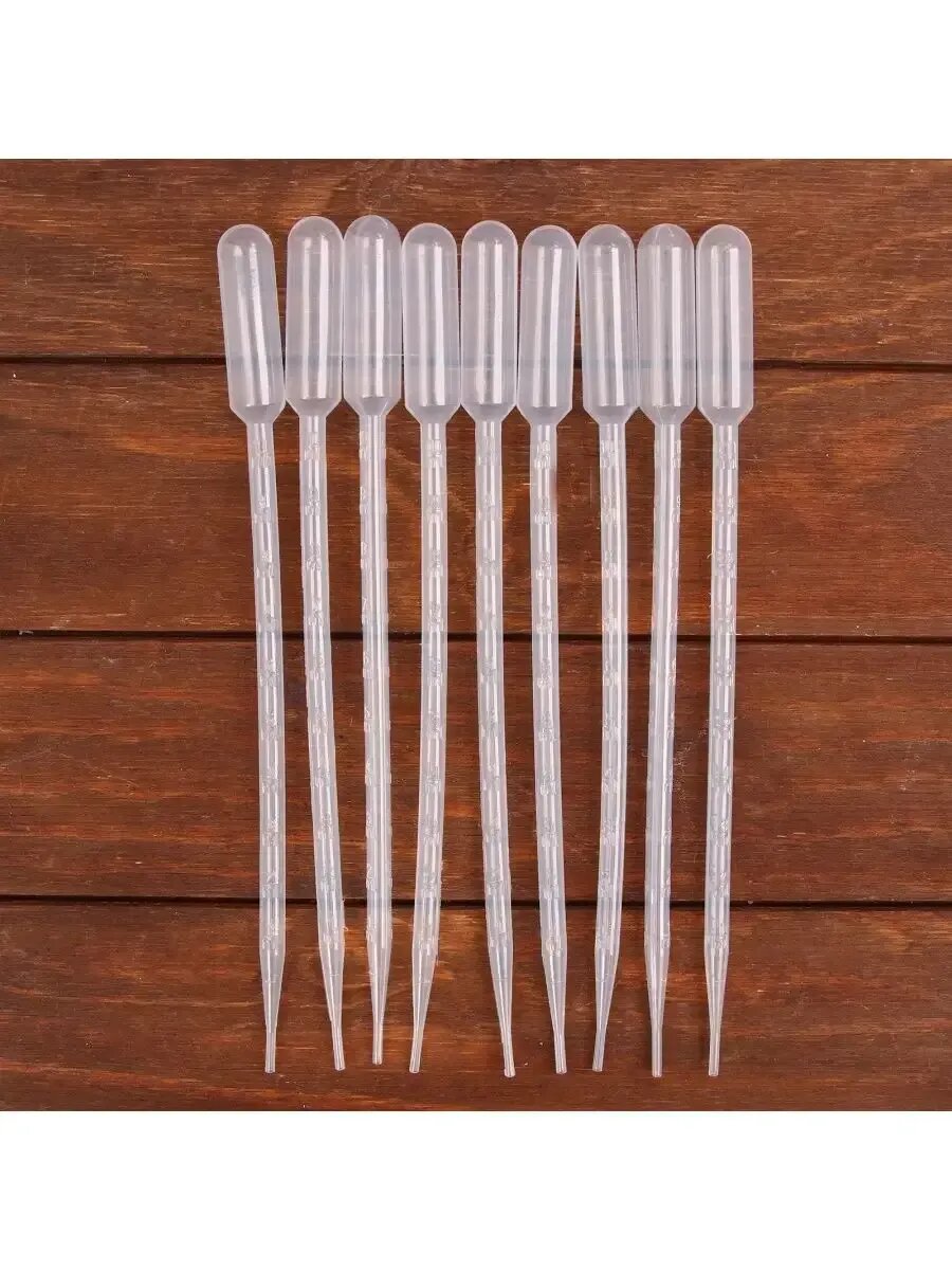 Пипетка для творчества пастера эбру хна 10 мл набор 10 штук