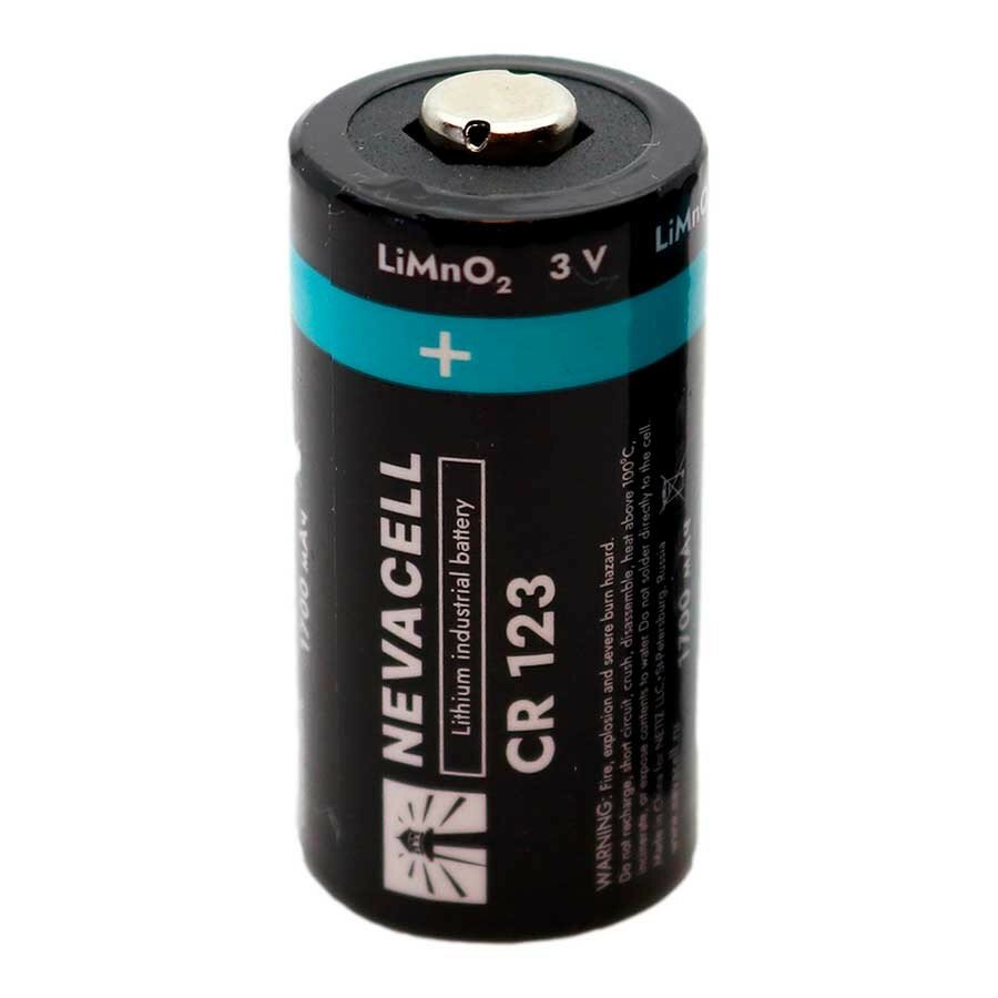 Батарейка NEVACELL CR123A 1700 mah 3V 6205 Lithium