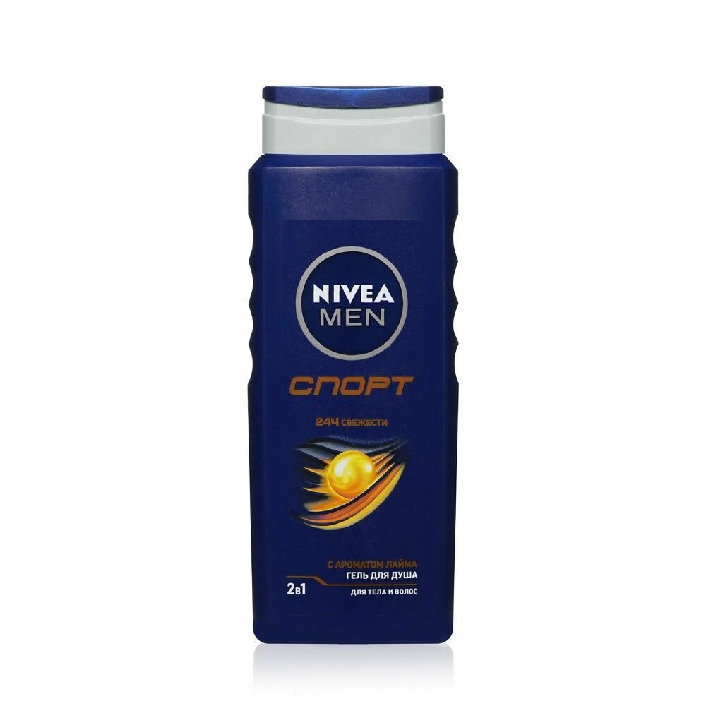 Мужской гель для душа NIVEA Men " спорт " с минералами 500мл