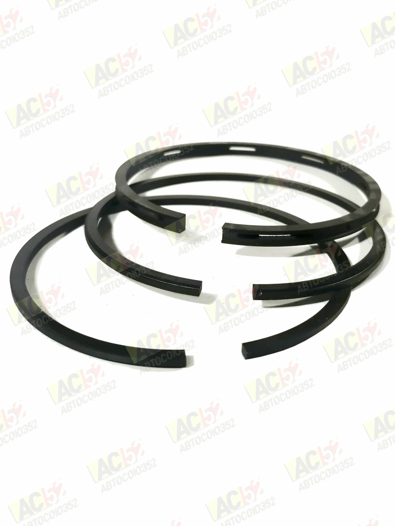 Кольца компрессора ПК-310 для ЗИЛ-5301, Пa3, МТЗ поршневые D72мм, к-т 3шт. А27.02.03.007/008