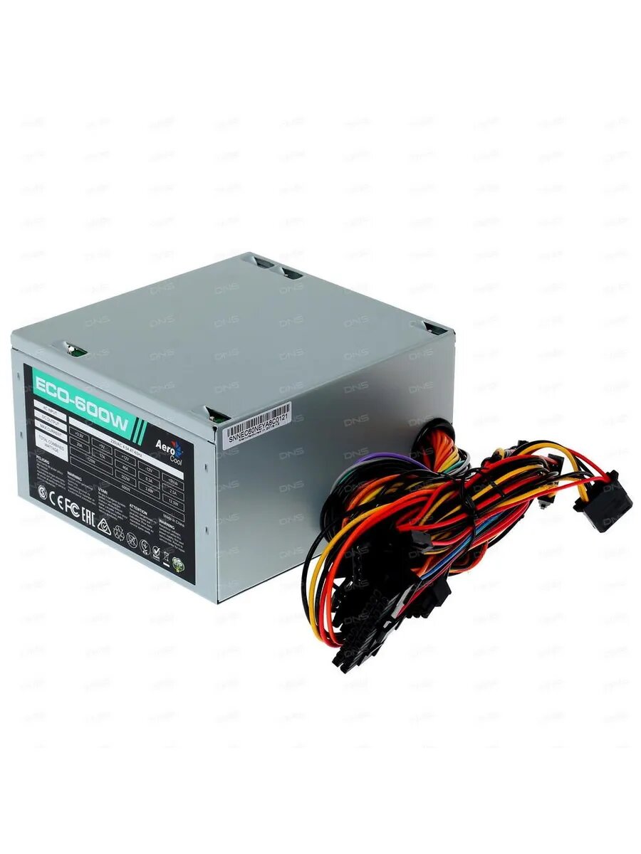 Блок питания ECO 600W ECO 600W серый - 600 Вт