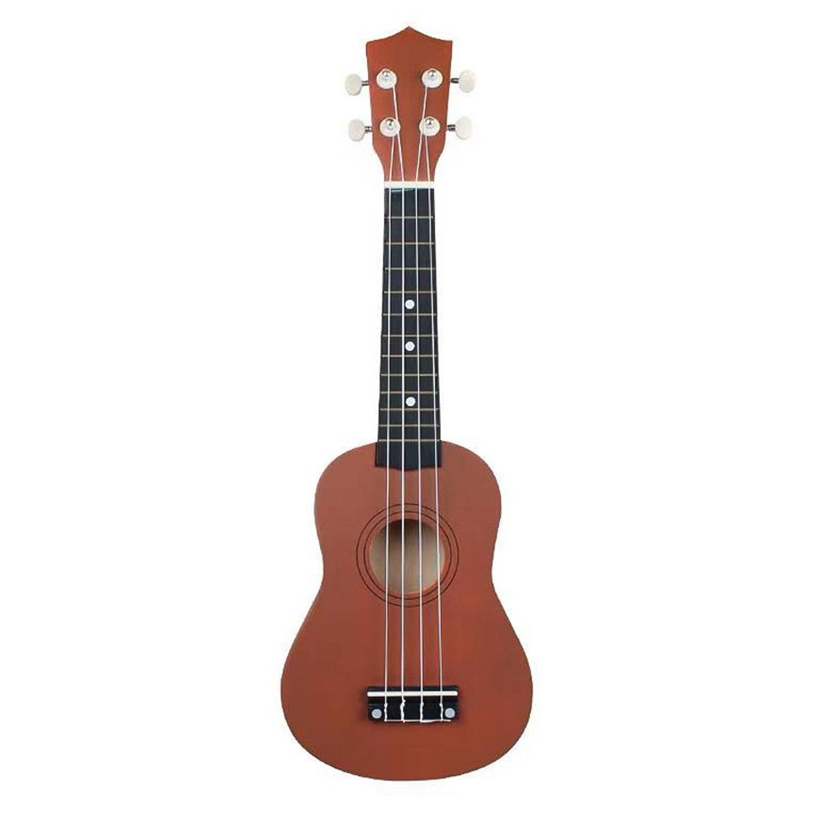 21 Inch Colored Acoustic Soprano Ukulele Basswood Uke Portable Musical Instrument for Beginners Gift for Boys Grils Blue Black Pink Coffee Wood Color 53*17*5.5cm 400g