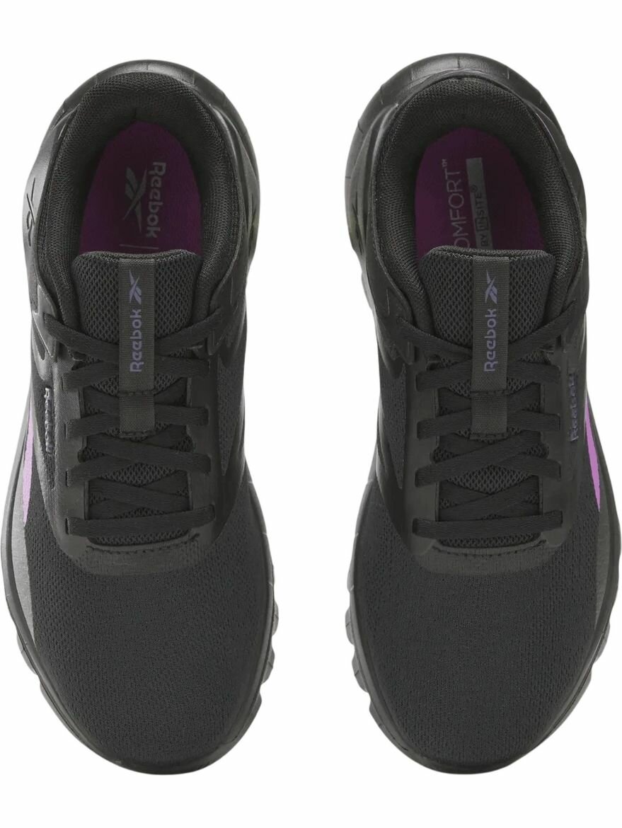 Кроссовки Reebok Flex Point Trainer W, полнота F, размер 8 US, черный/фиолетовый — фото 1