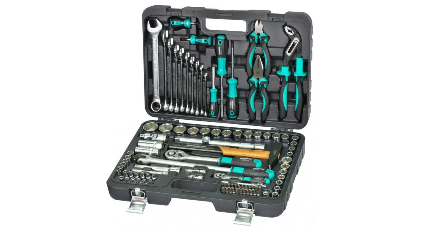 Набор инструментов WhirlPower 1/4, 1/2 97 предметов, в кейсе