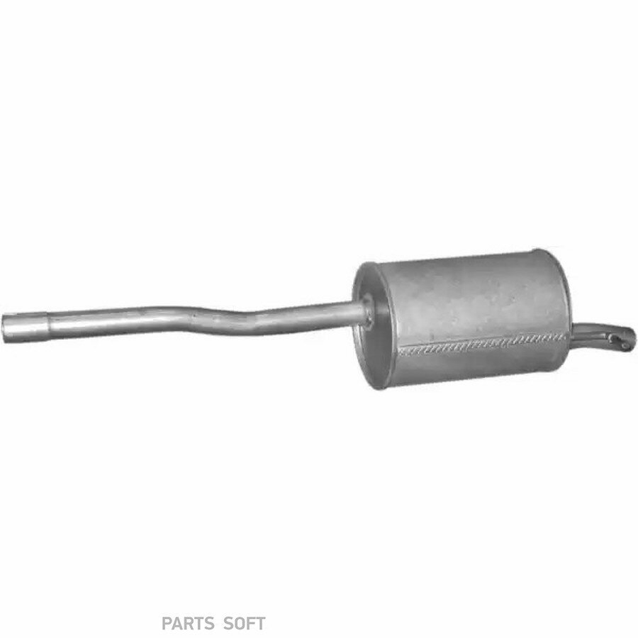 02.09, Глушитель задняя часть POLMOSTROW Польша от официального дистрибьютора, POLMOSTROW, артикул 0209