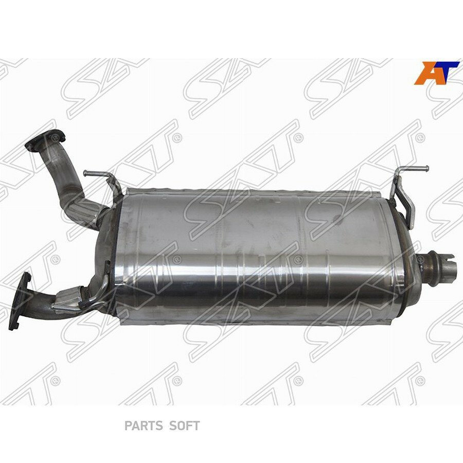 Глушитель Toyota Land Cruiser (J200) 07-21 / Lexus LX 07-23 (Средняя часть) от официального дистрибьютора, SAT, артикул STTY929980