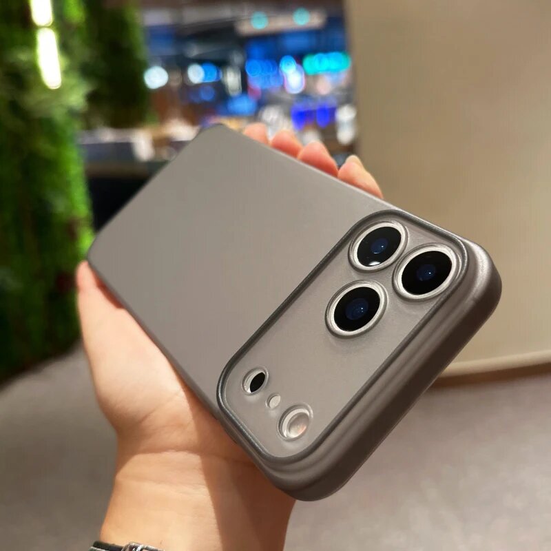 Черный чехол для iPhone 17 Pro — ультратонкий, матовый
