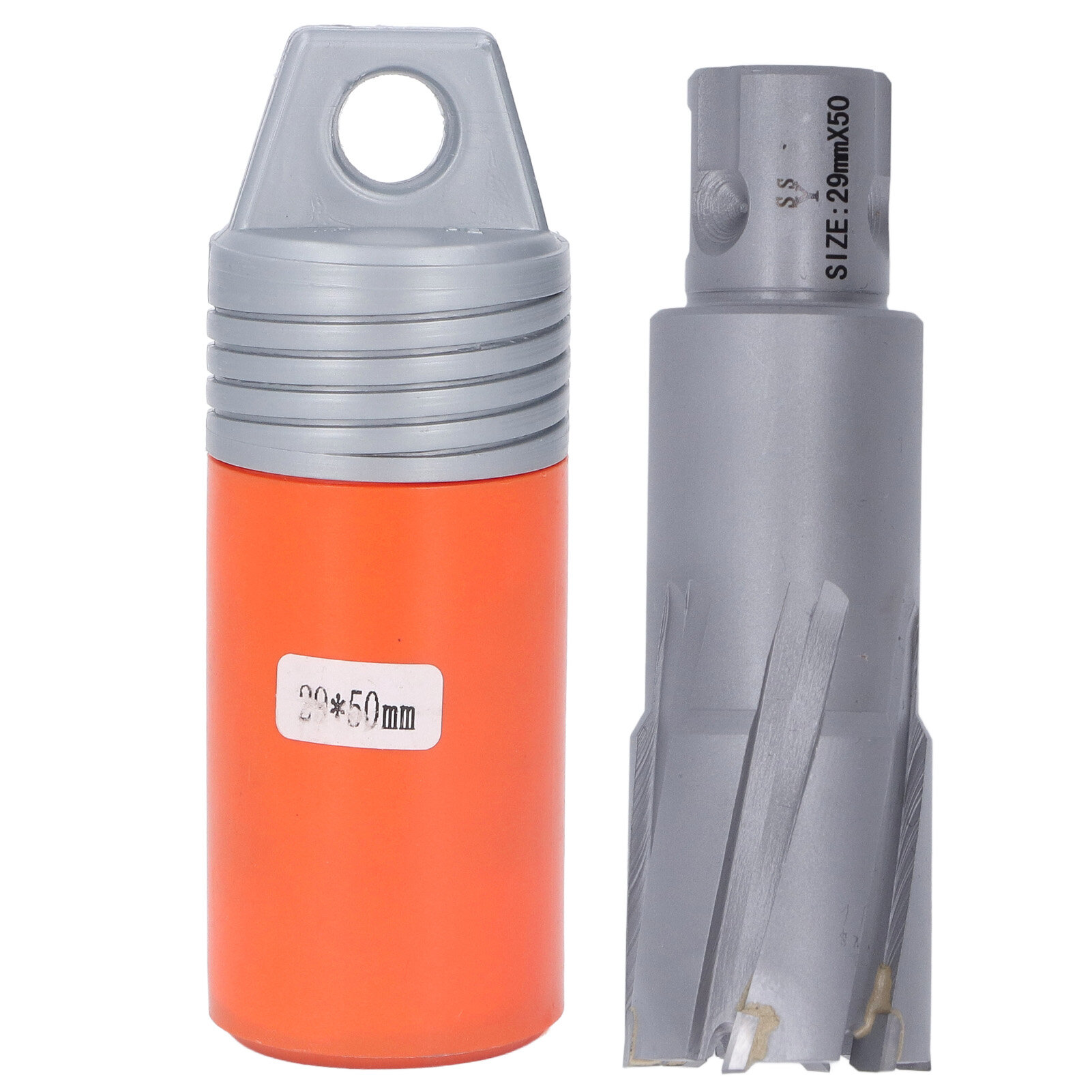 Сверло из карбида для сверления отверстий в стальных пластинах, магнитная дрель, глубина сверления 50 мм, 29 мм / 1,14 дюйма.