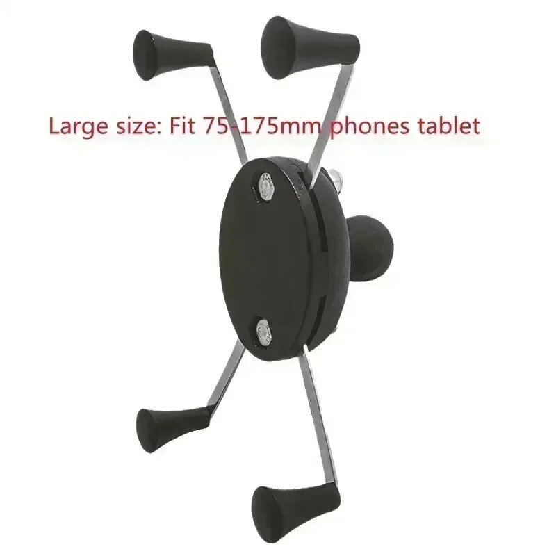 Jadkinsta 1-дюймовый монтажный держатель для телефона с шаровой головкой для мобильных телефонов, планшетов, подходит для размеров 55-135 мм, держатель, кронштейн, держатель большого размера Big black caps